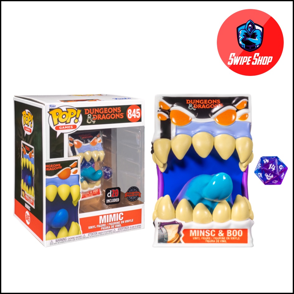 Funko Pop: Mimic Dungeons and Dragons D20 Included Exclusive | Shopee ...