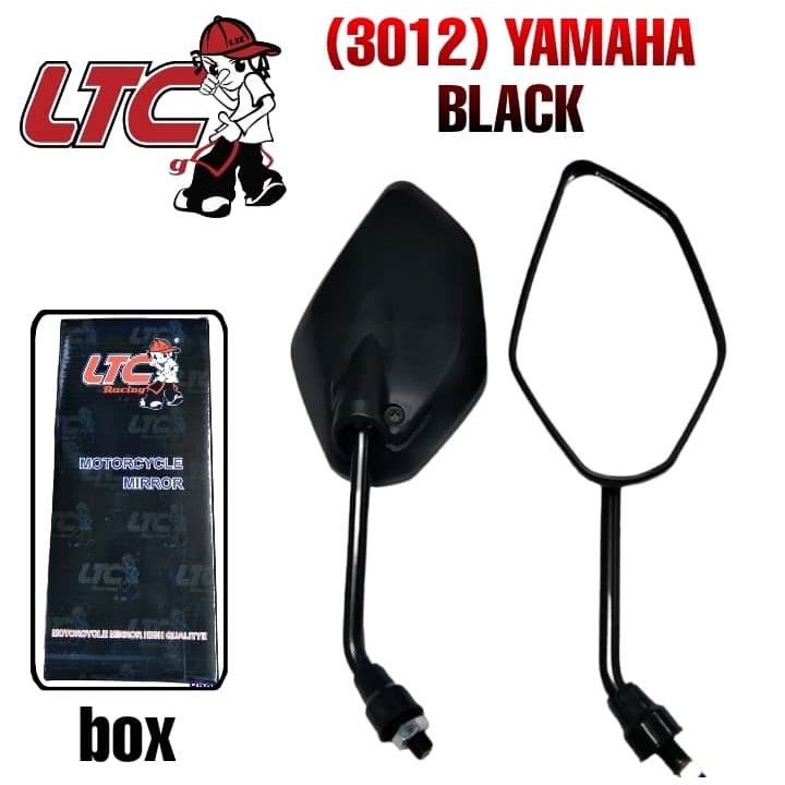 LTC SIDE MIRROR 3012 YAMAHA (BLACK) | Shopee Philippines