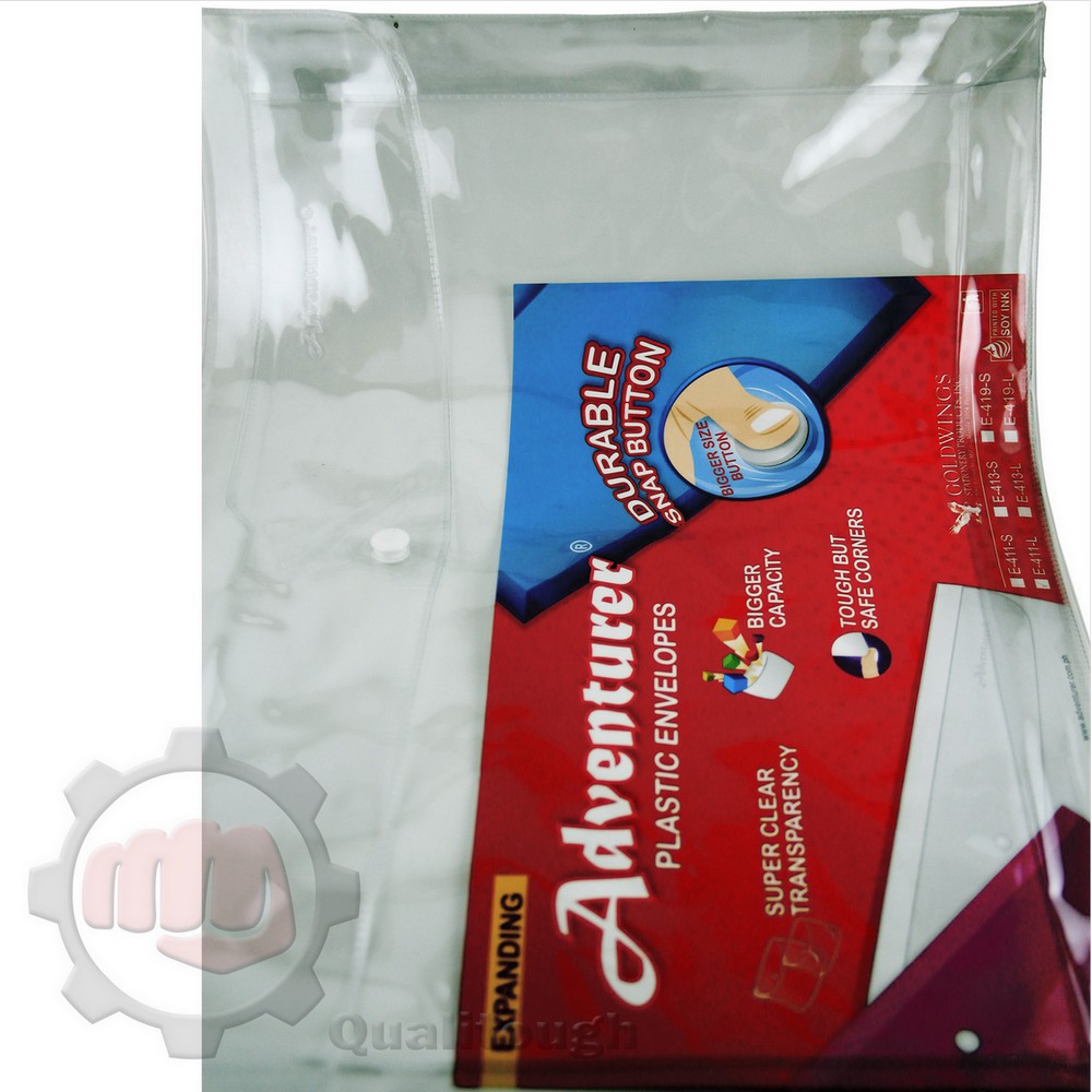 Adventurer plastic envelope G12 w/ handle short (clear) | Shopee ...