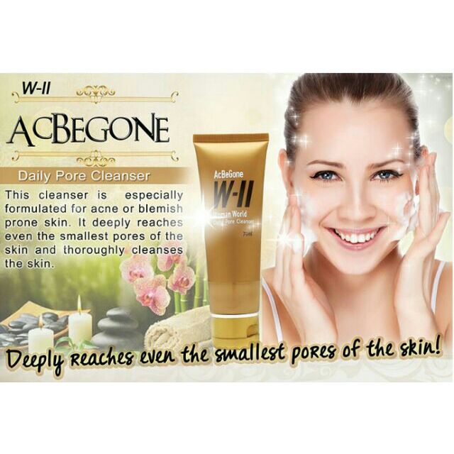 WII AcBeGone Daily Pore Cleanser 70ml | Shopee Philippines