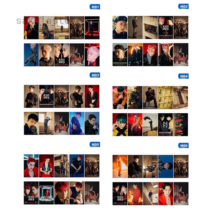 Art & Collectibles Digital EXO OBSESSION EXO Version Stickers kpop ...