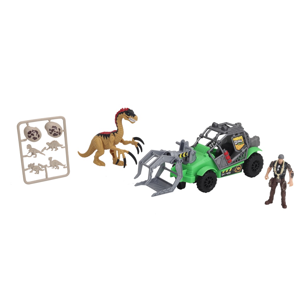 Dino Valley DinoCatcher Dinosaur Toys Vehicles Car Playset, Action ...