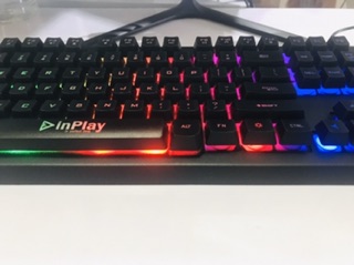 InPlay Dark Knight DK104 or DK 87 RGB Led Gaming Keyboard | Shopee ...