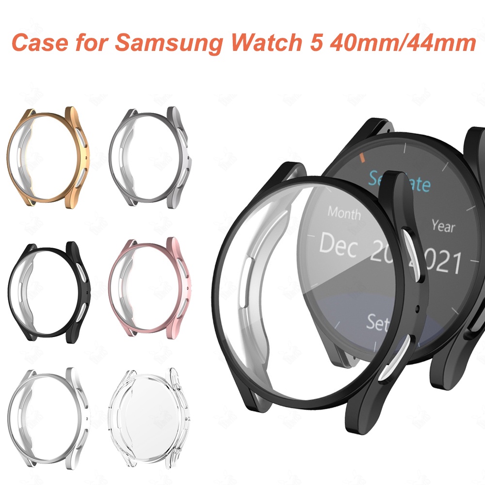 Case for Samsung Watch 5 40mm 44mm Protector Cover Women Men, TPU ...
