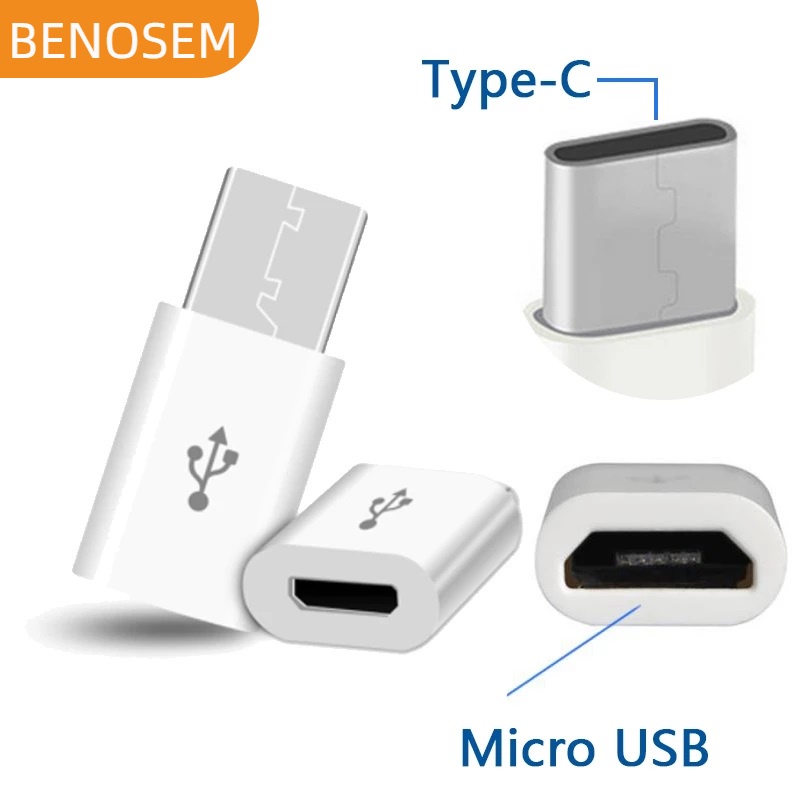 Benosem Android Micro USB To Type C Adapter Microusb Female To USB C ...