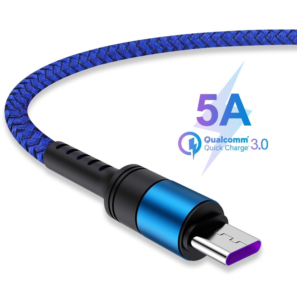 Kabel Charger USB Tipe C micro usb Fast Charging 5A for android/ios ...