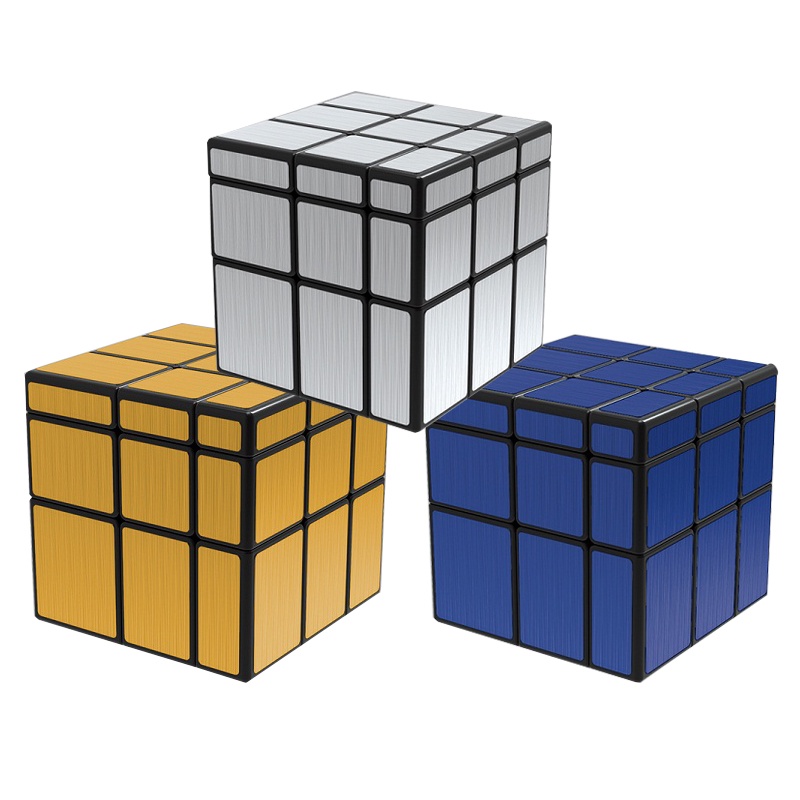 Qiyi 3x3 Mirror Cube Stickerless Colorful Puzzle Speed Best Toys 3x3x3 ...