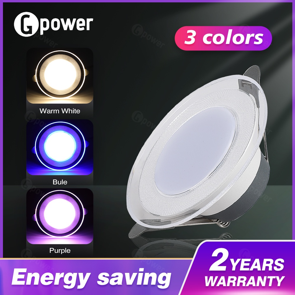 GPower 10 pack Tri Color LED Pin light Ultra-Thin 4 inches Panel Light ...