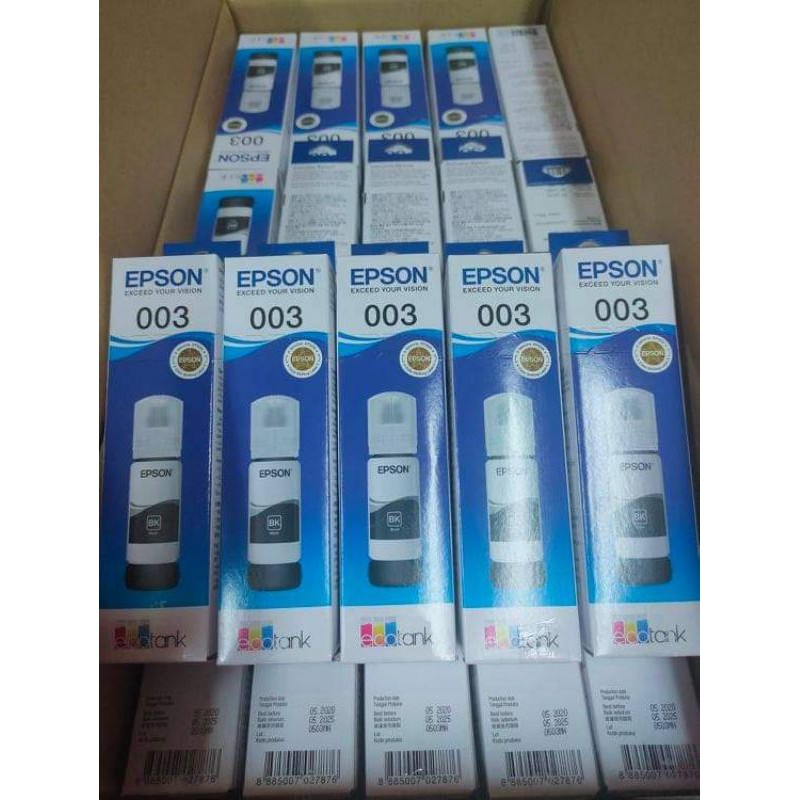 Epson 003 Black Magenta Cyan Yellow Original | Shopee Philippines