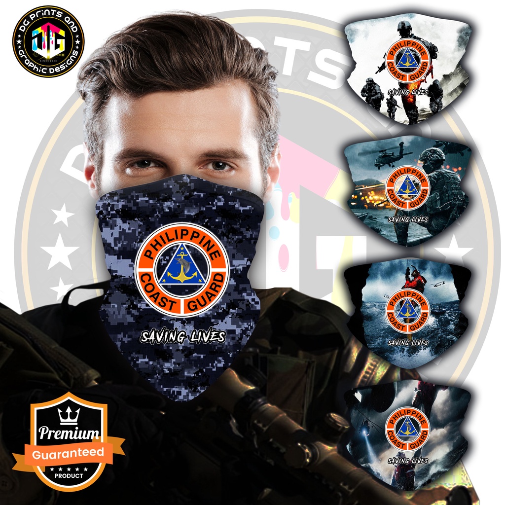 Philippine Coast Guard Tube Mask | Neck Gaiter | Saving Lives FREE ...