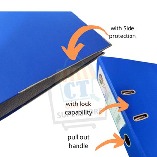 GOOD QUALITY SIDE-CLIP 3 inch Lever Arch File Folder With 2 Ring and ...