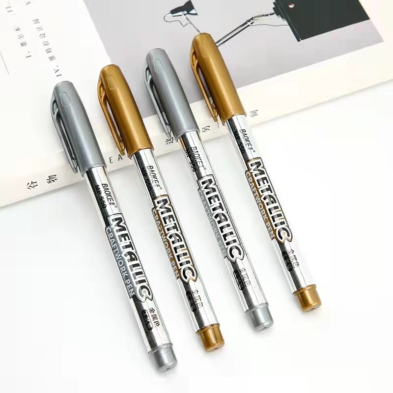 Gold Marker Pen Art Coloring Diy Album Scrapbooking Metallic Marker ...