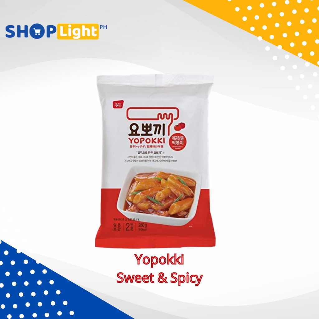 Yopokki Rice Cake Tteokbokki 120g Sweet & Spicy, Cheese – Oppa Korean ...