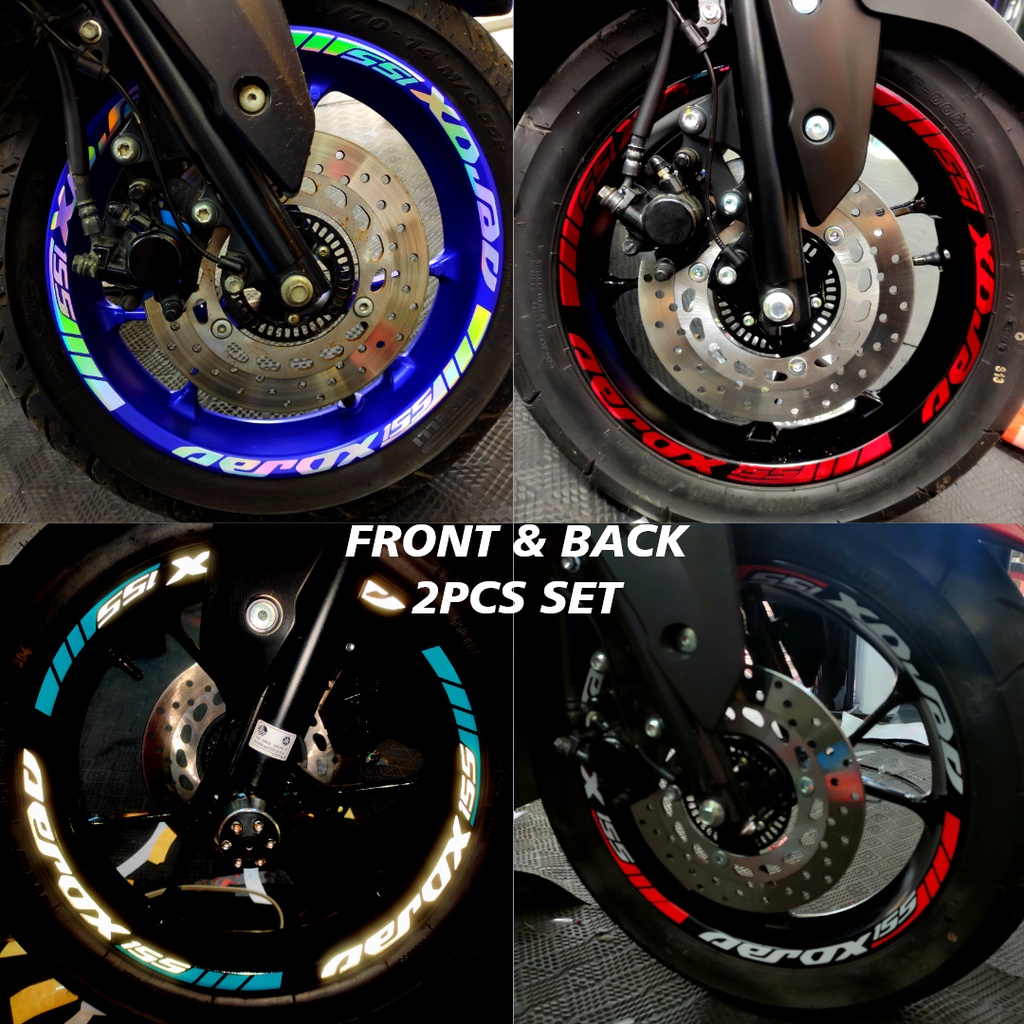 AEROX Set(Pair-Front & Back) Mags Decals for V1 and V2 presyo ₱179