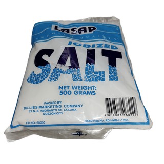 Lasap Iodized Salt 500g | Shopee Philippines
