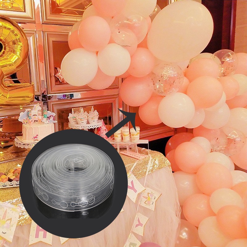 Balloon Chain 5 Meters Balloon Chain Double Hole For Balloon Decoration ...