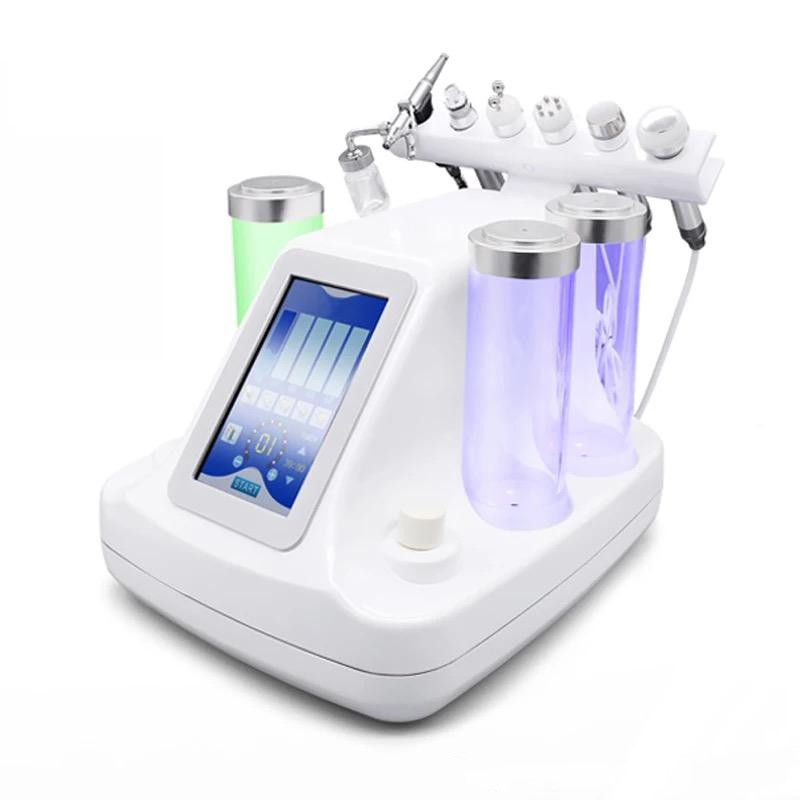 Portable 6 in 1 Korea Aqua Facial Machine H2O2 Small Bubble Jet Peel ...