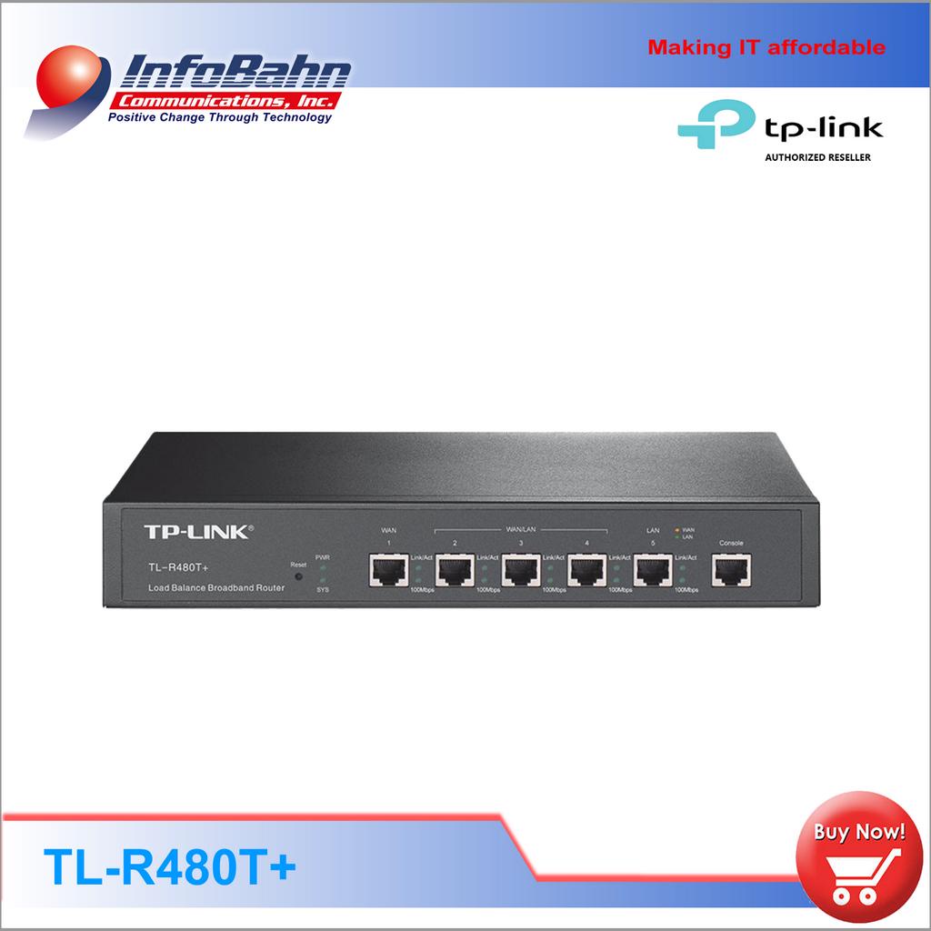 TP Link Desktop Rackmount Load Balance Broadband Router Tl-R480t+ I ...