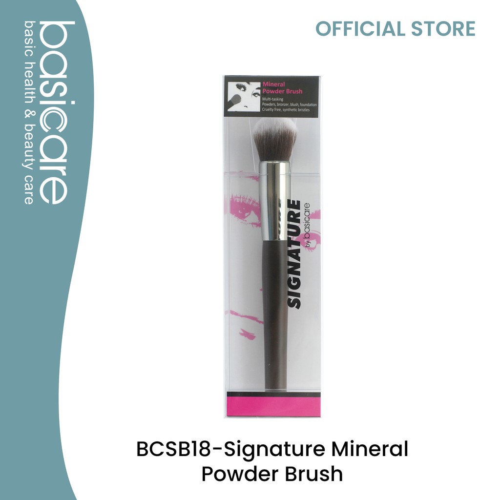 Basicare Signature Mineral Powder Brush BCSB18 | Shopee Philippines