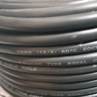 Royal Cord 3 Wires 12/3 3.5mmx3c Stranded Electrical Wire (Per Meter ...