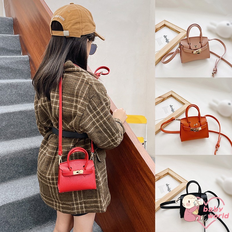 Children's girls' fashion one-shoulder messenger bag Korean style ...
