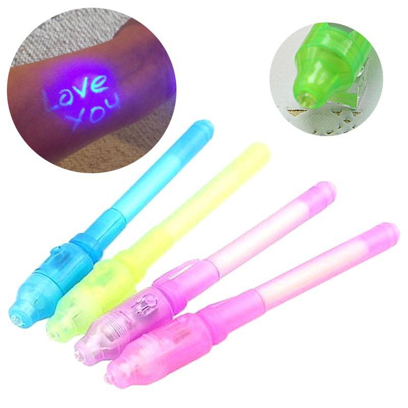 1pc Invisible Ink Pen UV Light Magic Marker Spy Secret | Shopee Philippines