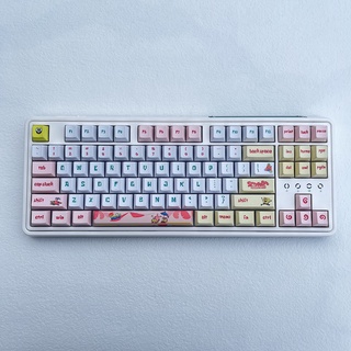 SpongeBob SquarePants Keycaps Cherry Profile cute Anime PBT Dye Sub ...