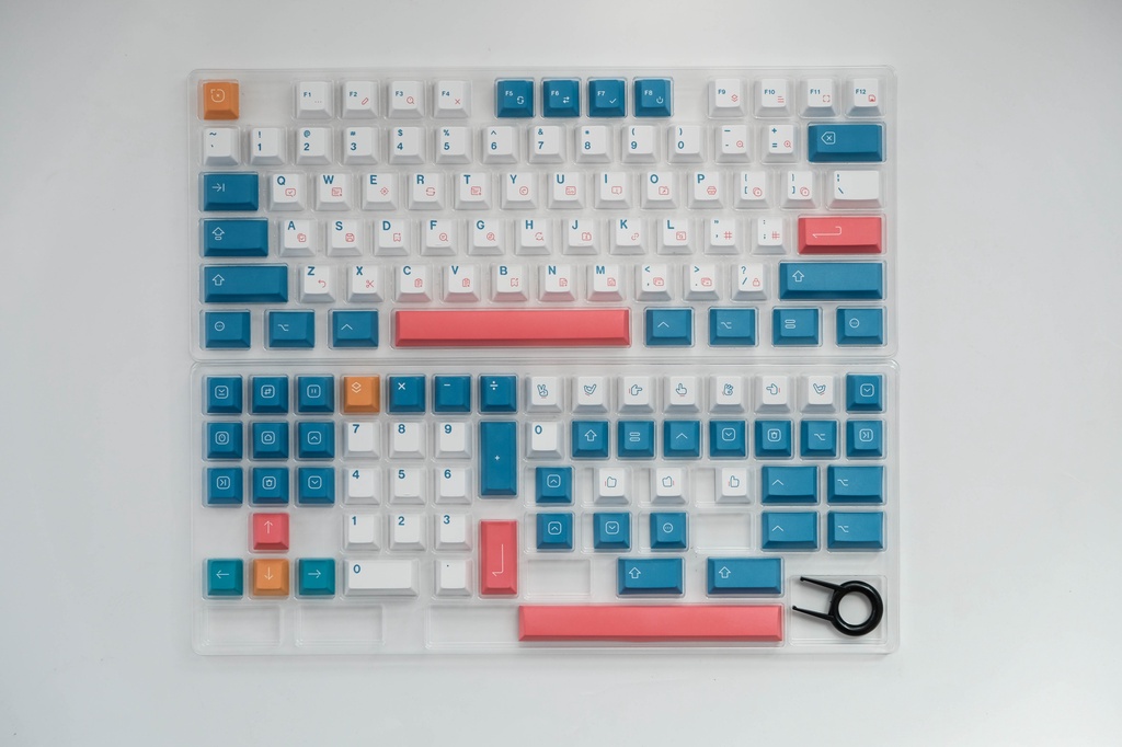 GMK PING Keycap, 134 Keys PBT Keycaps Cherry Profile DYE-SUB ...