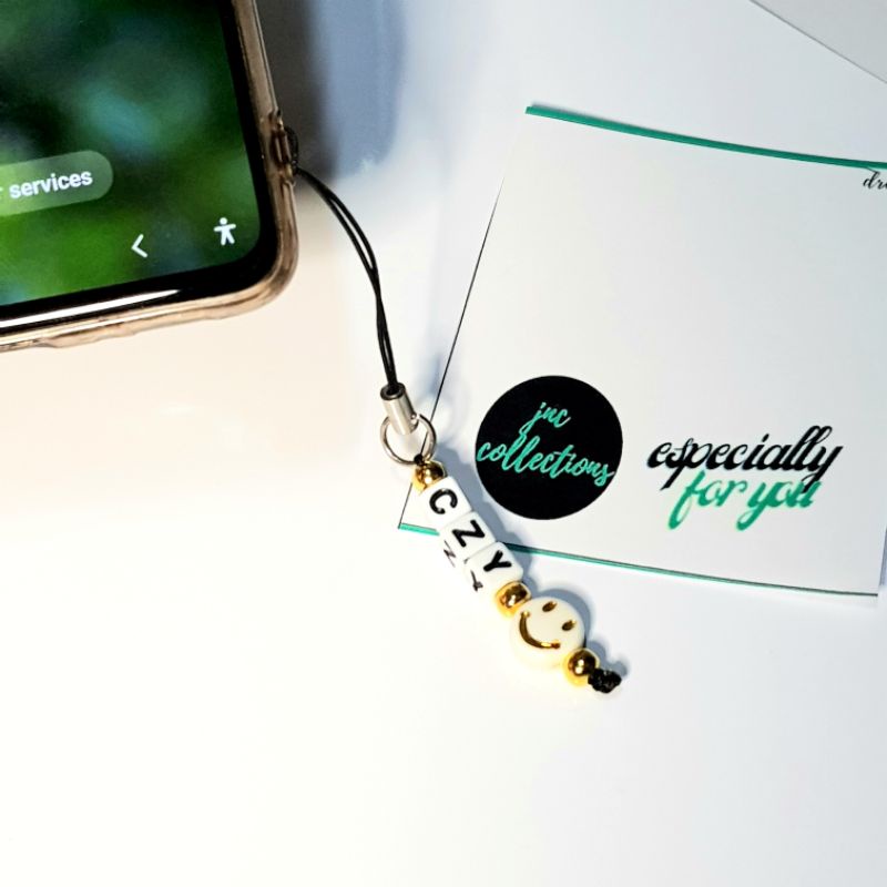 Personalized Name Phone chain/phone lariat/phone strap w/name | Shopee ...