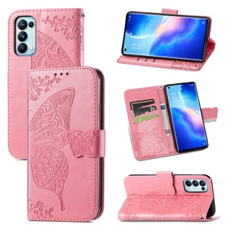 Leather Phone Case OPPO A95 Reno 5 6 7 Z 7Z Pro Reno7 Reno6 4G 5G Flip ...