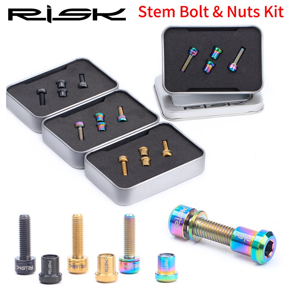 Risk Titanium Bolts M5 X18Mm Front Fork Lock Screws Nuts Kitti Bolt ...