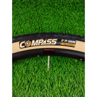 2pcs Compass Bicycle Tires 26 27.5 29 700c Skinwall Mountain Bike MTB ...