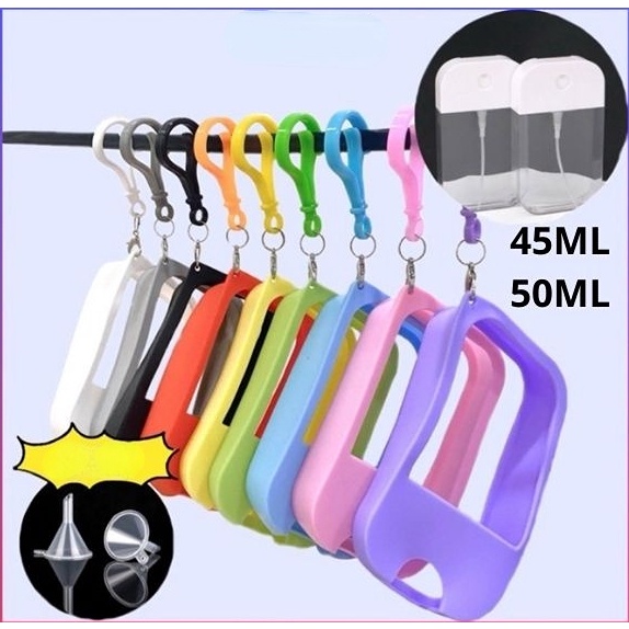 Hand Sanitizer Silicone Case Sleeve Pocket Size Pocket Spray Cover ...