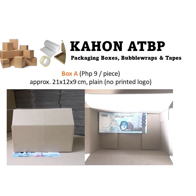 Corrugated Plain Box A - Box for Packaging | Shopee Philippines