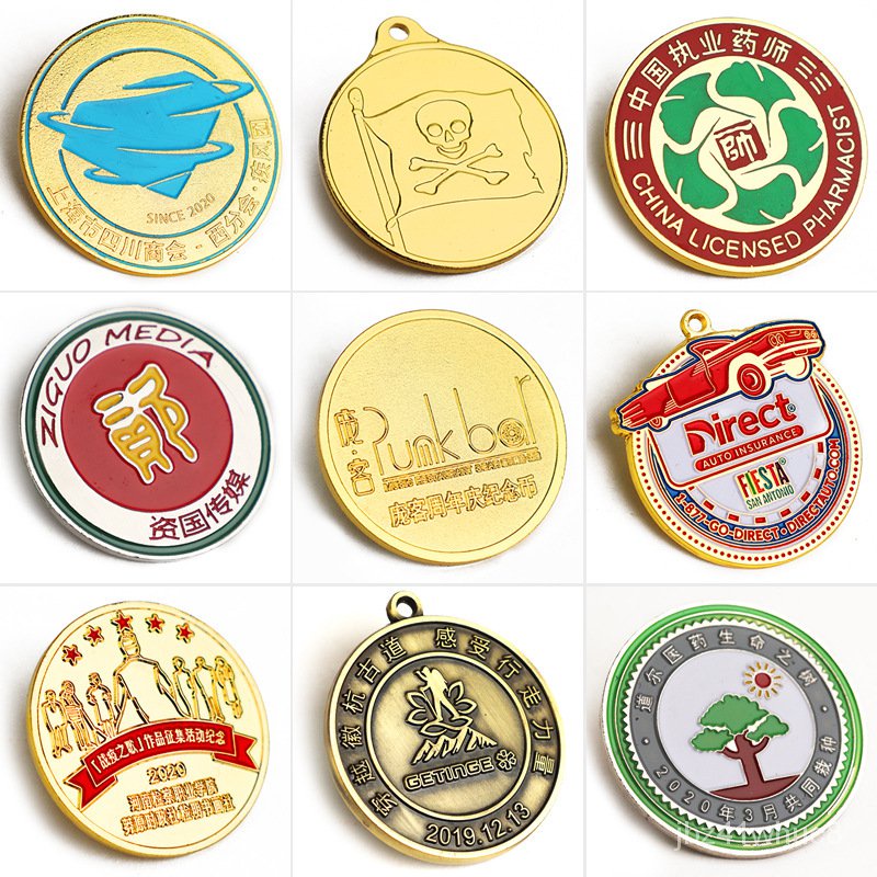 Professional Custom Badge Medal Customized Commemorative Coin Medal ...