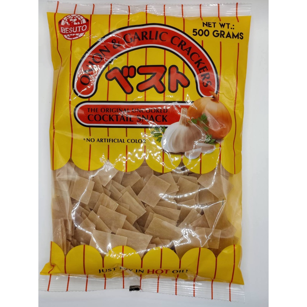 Original Besuto Onion & Garlic Crackers 500g | Shopee Philippines