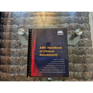 AMC Handbook of Clinical Assessment (Medical Books Reprint) | Shopee ...