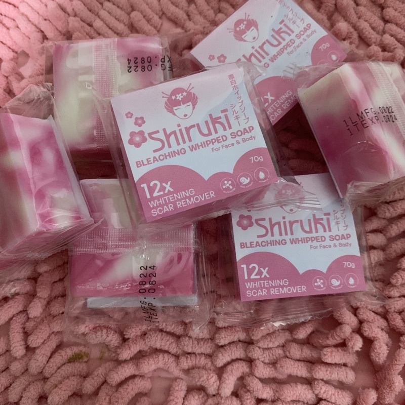 Shiruki Bleaching Whipped Soap For Face & Body 70 grams | Shopee ...
