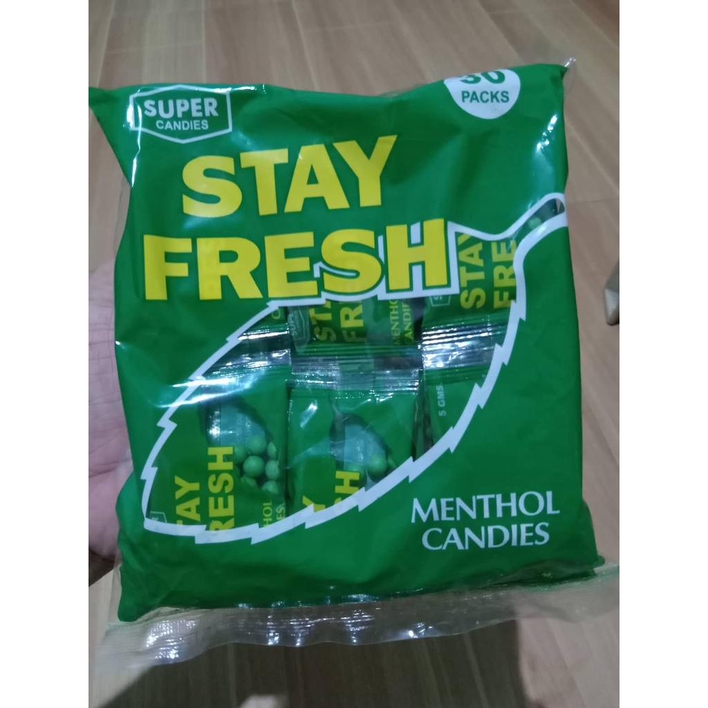 Stay Fresh Menthol Candies 30 pcs per pack | Shopee Philippines