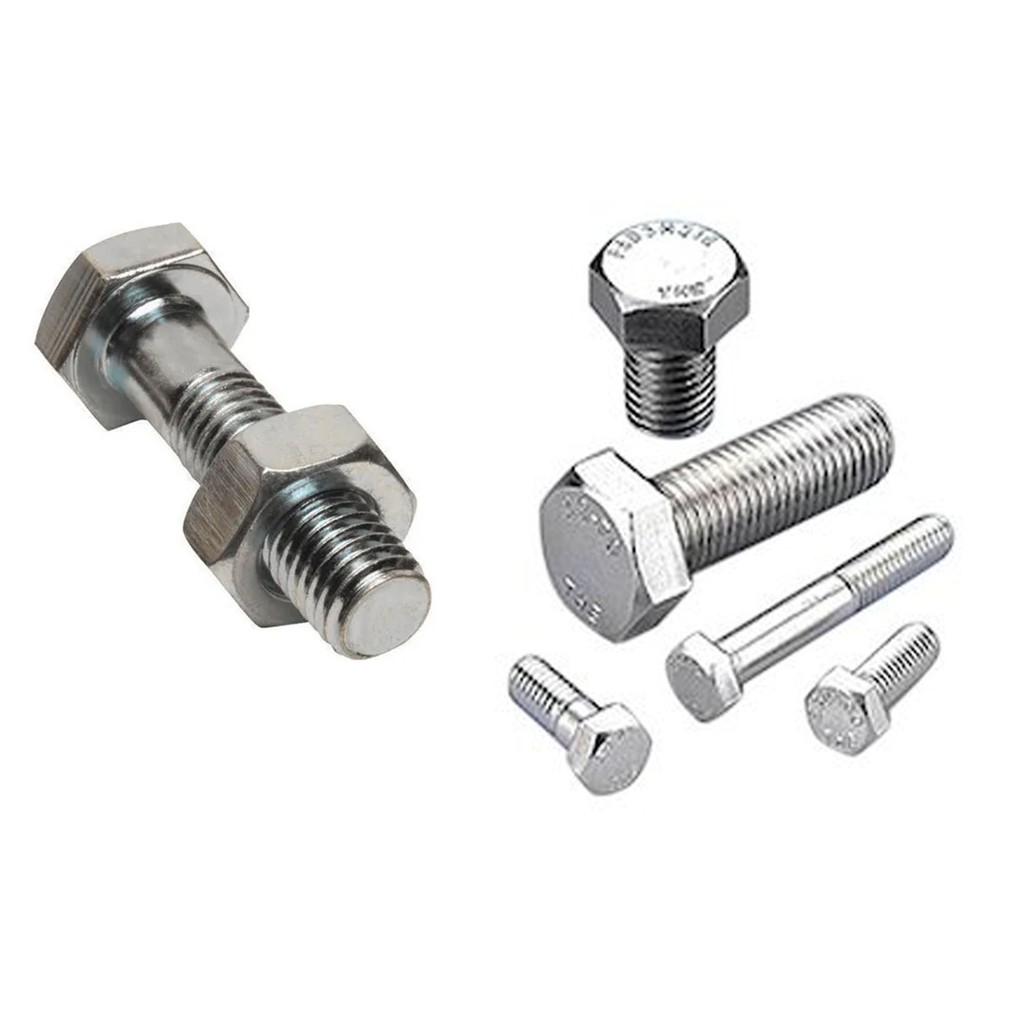 SS BOLT 6MM x 10MM WITH 1 PIECE NUT | Shopee Philippines