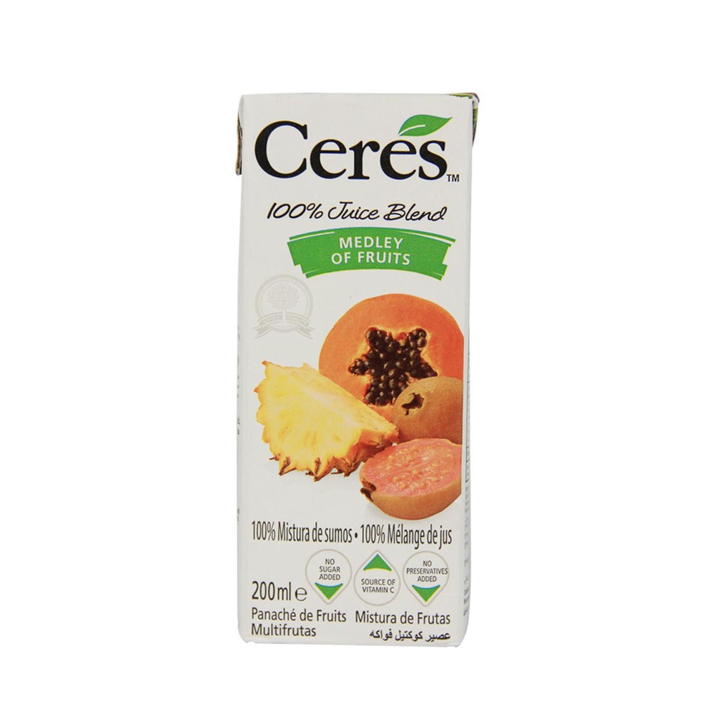 Ceres Fruit Juice - Medley Of Fruits 1 liter | Shopee Philippines
