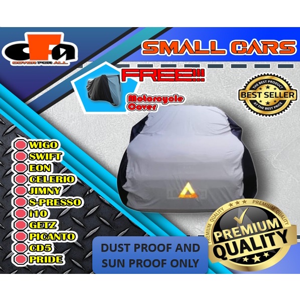 TOYOTA WIGO CAR COVER DUST AND SUN PROOF ONLY - CLASS B WITH FREE MOTOR ...