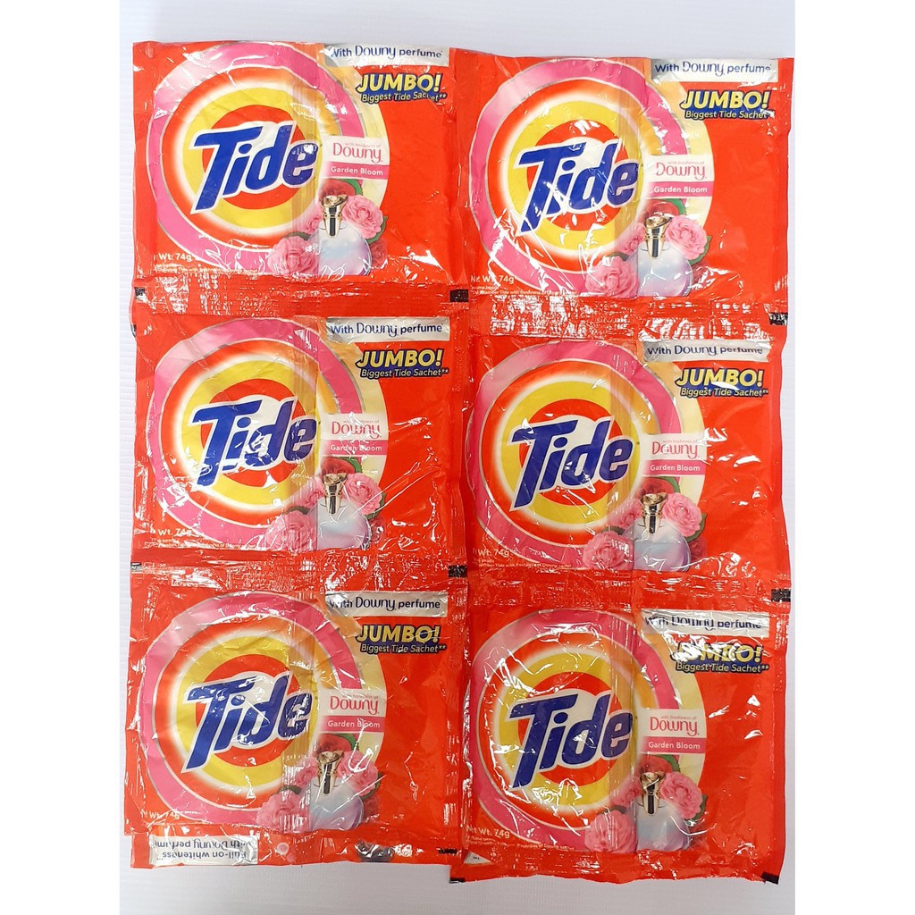 TIDE POWDER JUMBO BIGGEST SACHET Assorted sold per half dozen (6 ...