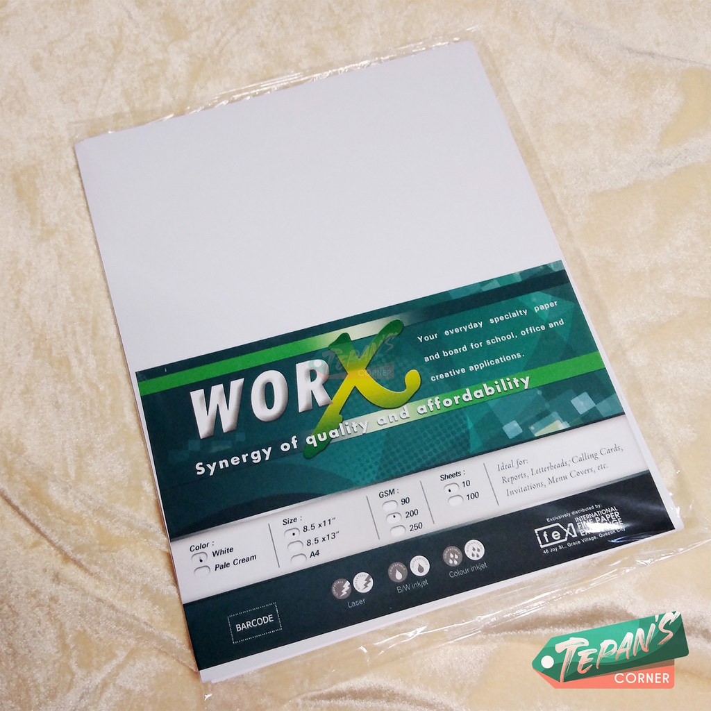 WORX Specialty Board 10 sheets per pack | Shopee Philippines