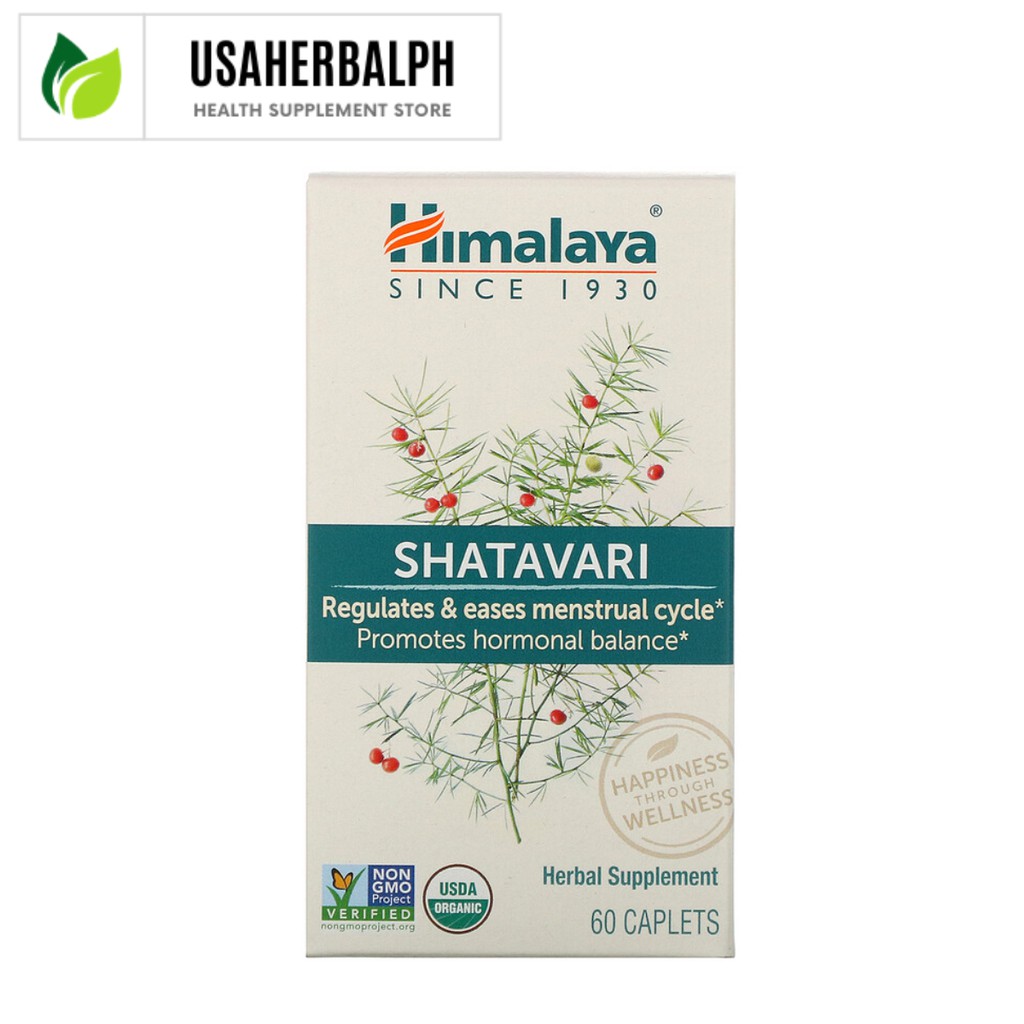 Himalaya Organic Shatavari for PMS, Menstrual Cramp Relief, Menopause Support, Women's Health ...