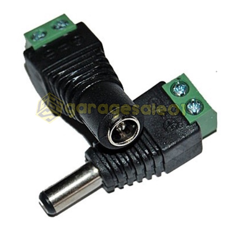 DC Male / Female Power Balun Plug Connector CCTV | Shopee Philippines
