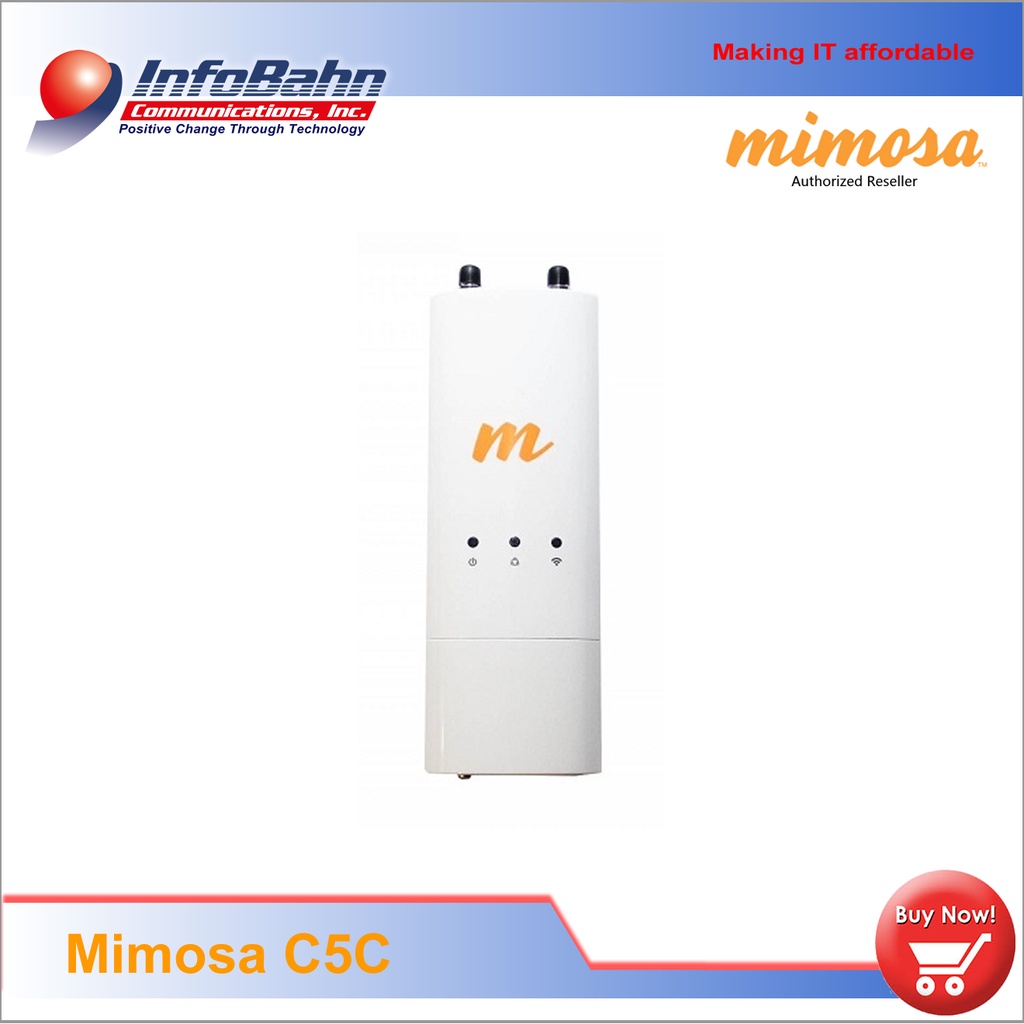 Mimosa C5c with 24 Volts POE Bundle 4.9-6.4 GHz 27 dBm 802.11ac SMA C5c ...