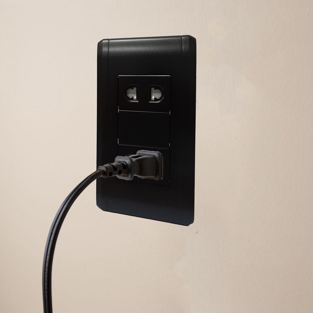 Akari 2 Gang Universal Socket 250V / 15A, V Series - UniTop