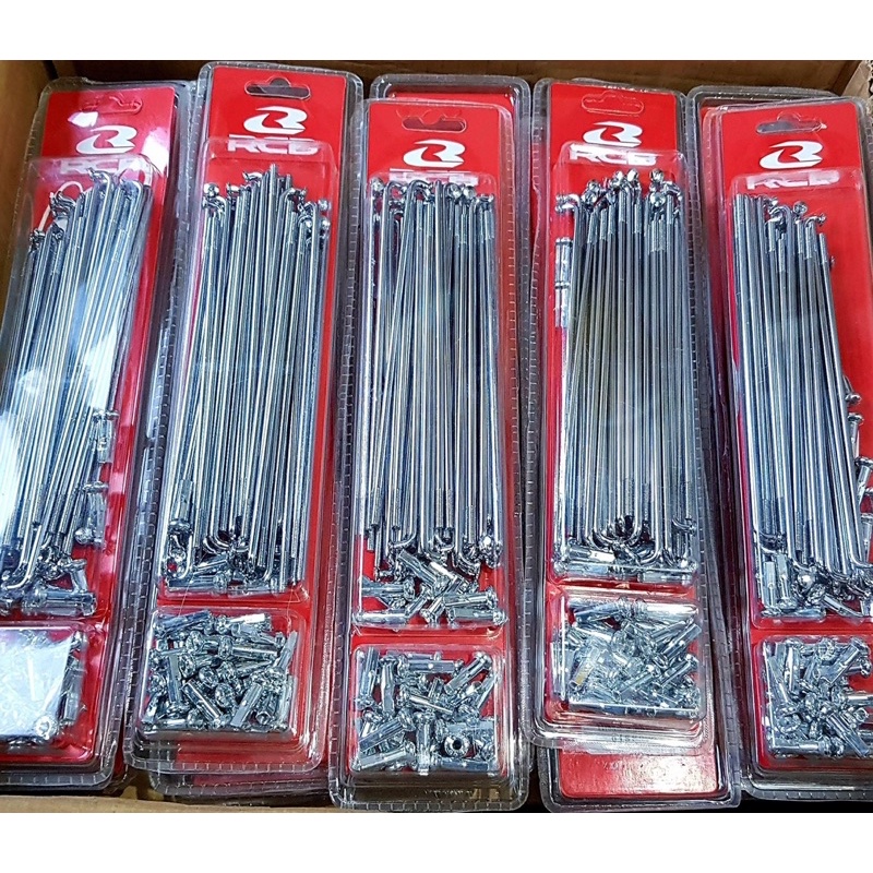 RCB Racing Boy Motorcycle Spokes Chrome HD 9x161 / 9x184 Universal ...