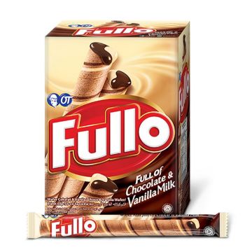 FULLO WAFER CHOCOLATE VANILLA 24 PCS X 10 GRAMS | Shopee Philippines